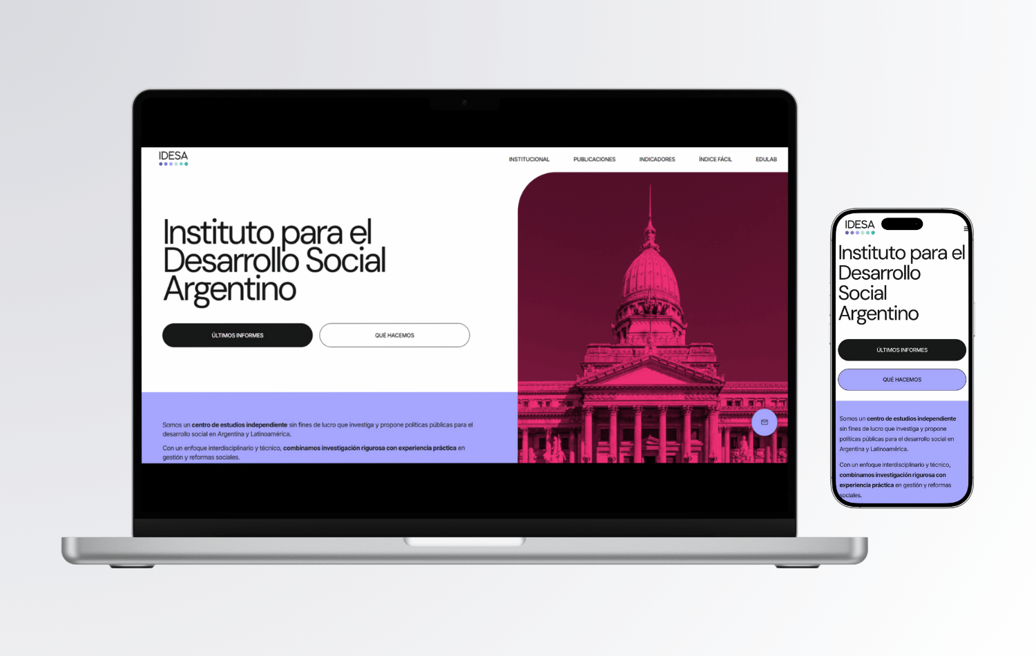 IDESA lanza su nueva web: una plataforma integral para el análisis y la ...